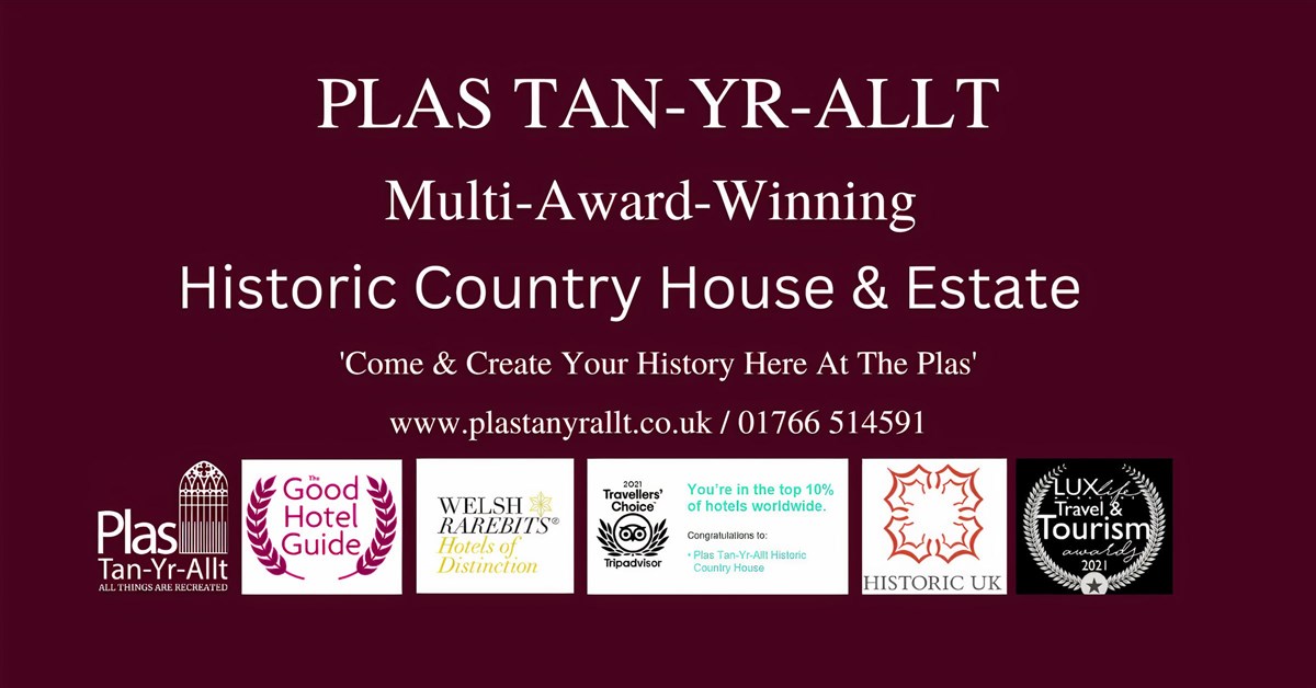 Plas Tan-Yr-Allt Historic Country House B&B - Porthmadog | Bed ...